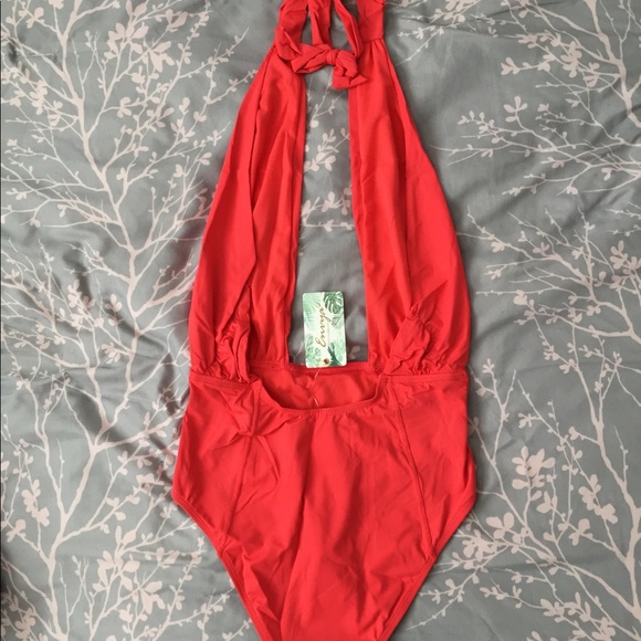 JustFab | Swim | Cross Front Halter Monokini | Poshmark